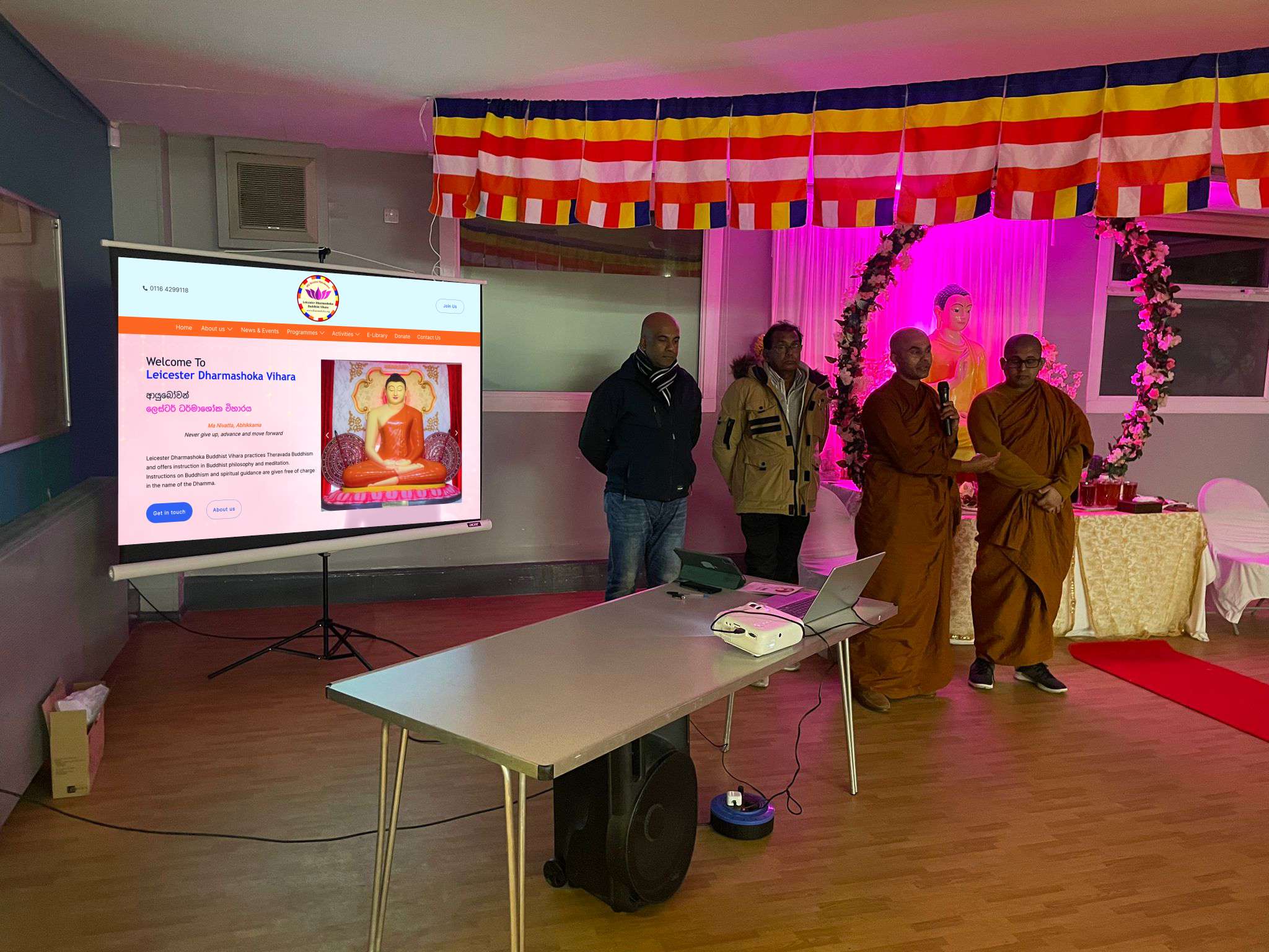 Birthday Blessing Ceremony & Launching Website – Dharmashoka